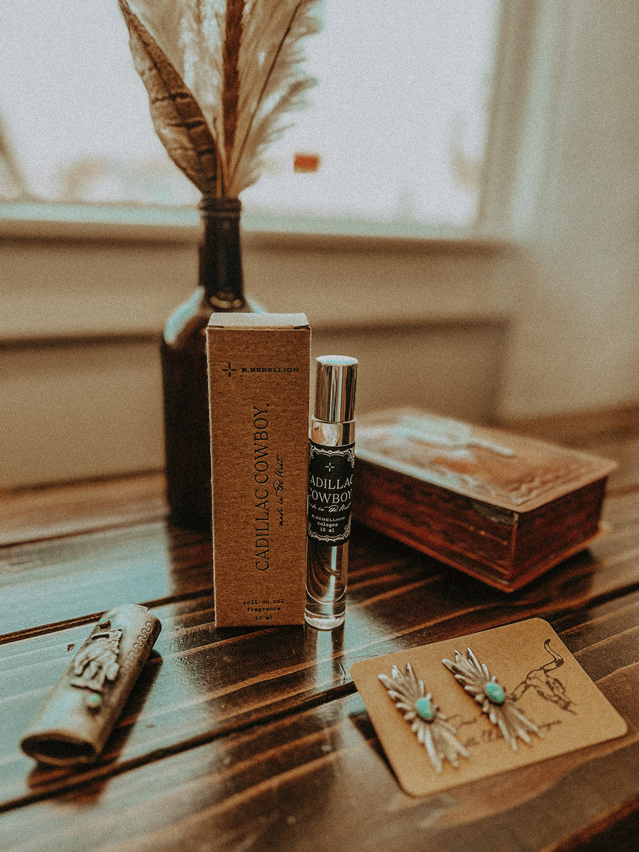 Cadillac Cowboy Roll On Cologne – Just Peachy Double Wide Designs