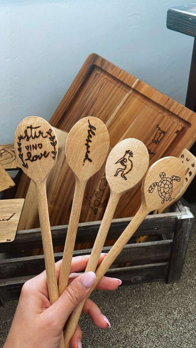 Burned Spoon – Just Peachy Double Wide Designs